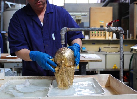 fifa world cup trophy production gde bertoni Stock Photos (Exclusive ...