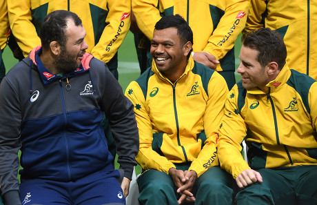Kurtley Beale Bernard Foley Michael Cheika Editorial Stock Photo ...