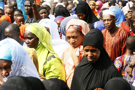 Muslims Leave After Performing Prayers Observance Editorial Stock Photo ...