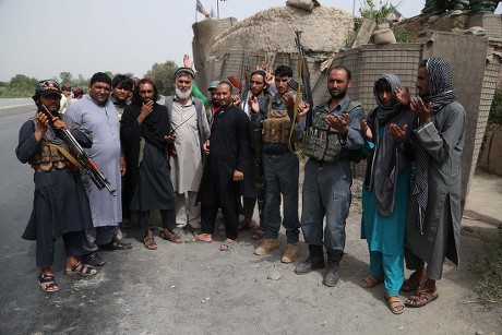 Alleged Taliban Militants Pose Photograph Afghan Editorial Stock Photo ...