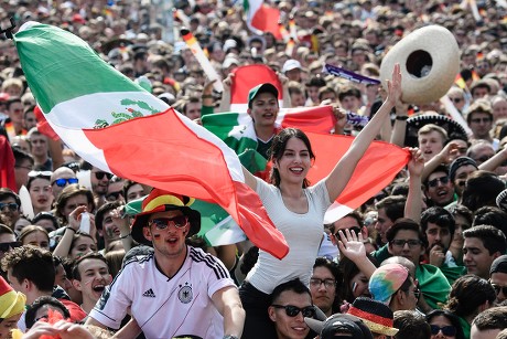 German Mexican Fans Cheer Prior Match Editorial Stock Photo - Stock ...