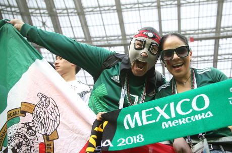 German Mexican Fans Stands Editorial Stock Photo - Stock Image ...