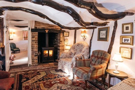 Sale of historic medieval hovel home, UK - Jun 2018 Stock Pictures ...