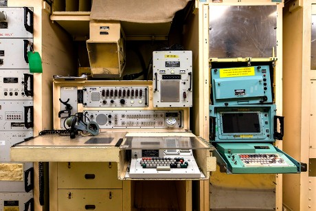 Decommissioned Control Center Inside Quebec01 Only Editorial Stock ...