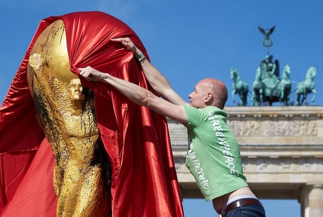 Greenpeace Activist Cover Installation World Cup Editorial Stock Photo ...