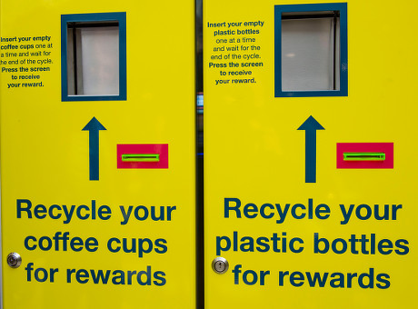 Cash When You Bin Recycling Reward Editorial Stock Photo - Stock Image ...