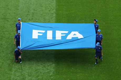 Large Fifa Banner Displayed Ahead Game Editorial Stock Photo - Stock ...