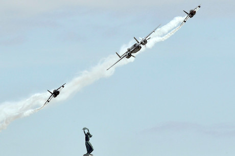 Flying Bulls Aerobatics Team Performs During Editorial Stock Photo ...