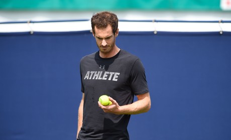 Andy Murray Looks Relaxed On Practice Editorial Stock Photo - Stock ...