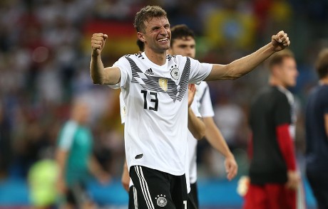 Thomas Muller Germany Celebrates End Game Editorial Stock Photo - Stock ...