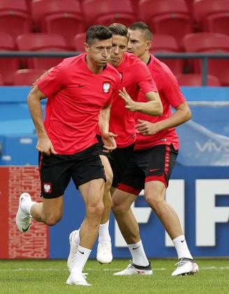 Poland National Team Players Robert Lewandowski Editorial Stock Photo ...