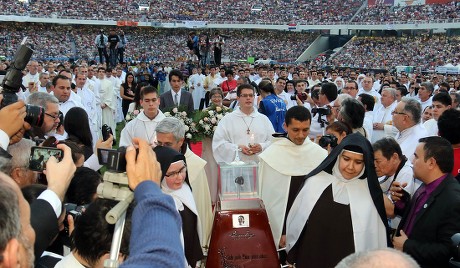 Thousands People Attend Ceremony Pablo Rojas Editorial Stock Photo ...