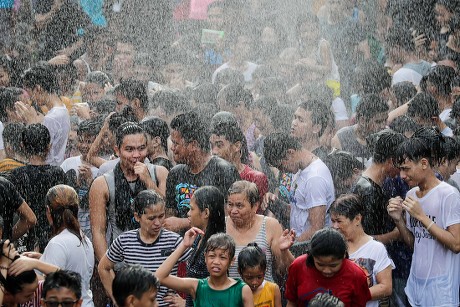 People Doused Water During Wattahwattah Festival Editorial Stock Photo ...
