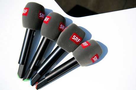 Microphones Swiss Broadcaster Swiss Radio Television Editorial Stock ...