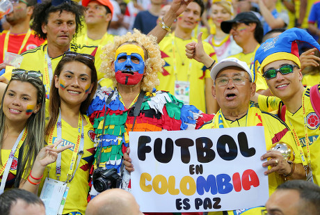 Colombia Fans Ahead Game Editorial Stock Photo - Stock Image | Shutterstock