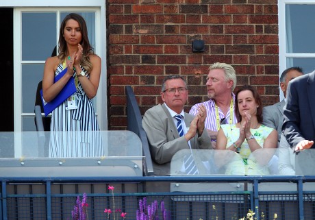 Boris Becker Germany Looks Over Female Editorial Stock Photo - Stock ...