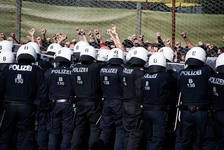 Austrian Police Officers During Border Protection Editorial Stock Photo ...