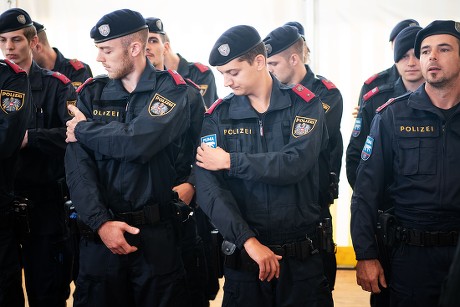 Austrian Police Officers During Border Protection Editorial Stock Photo ...