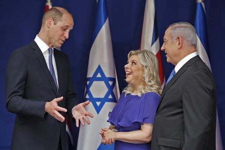 Britains Prince William Meets Israeli Prime Editorial Stock Photo ...