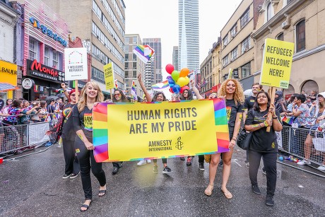 Amnesty International Marches Banner Human Rights Editorial Stock Photo ...