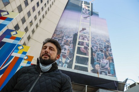 Artist Martin Ron Poses Next His Editorial Stock Photo - Stock Image ...