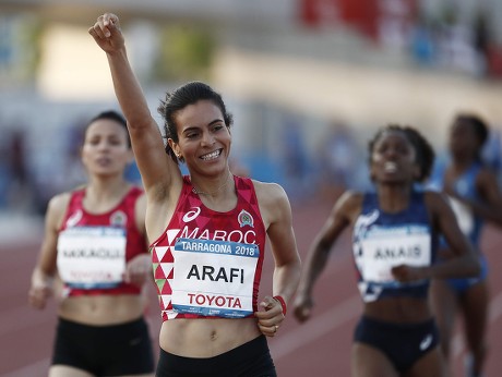 Moroccan Rababe Arafi Reacts After Winning Editorial Stock Photo ...