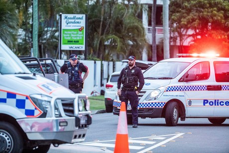Police Officers Stand Street Scene Police Editorial Stock Photo - Stock ...