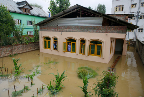 People Look Out Windows House Flooded Editorial Stock Photo - Stock ...