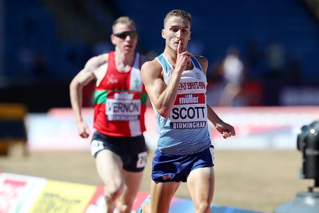 Marc Scott Celebrates Winning 5000m Final Editorial Stock Photo - Stock ...