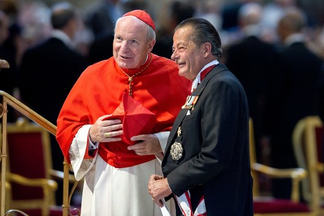 Cardinal Christoph Schonborn Hugo Mariano Prince Editorial Stock Photo ...