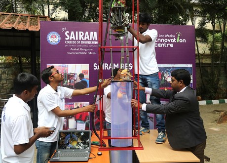 Engineering Students Display Borewell Rescue Robot Editorial Stock ...