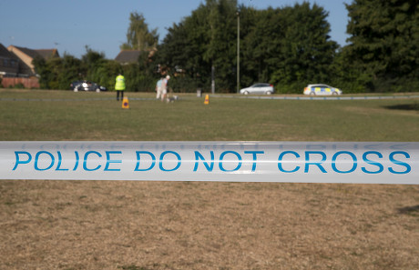 Police Officer Guards Cordoned Off Area Editorial Stock Photo - Stock ...