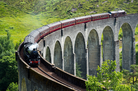 Jacobite Express No44871 Harry Potter Train Editorial Stock Photo ...