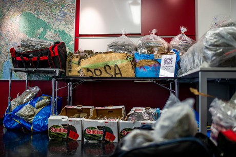 Police Display Stash Drugs Press Conference Editorial Stock Photo ...
