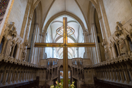 Interior Naumburg Cathedral Seen Naumburg Germany Editorial Stock Photo ...