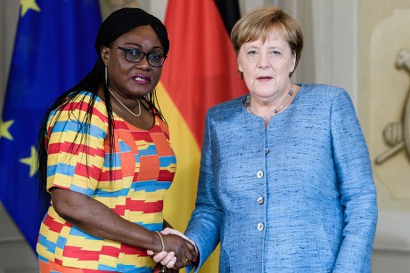 Gina Ama Blay Angela Merkel Editorial Stock Photo - Stock Image ...