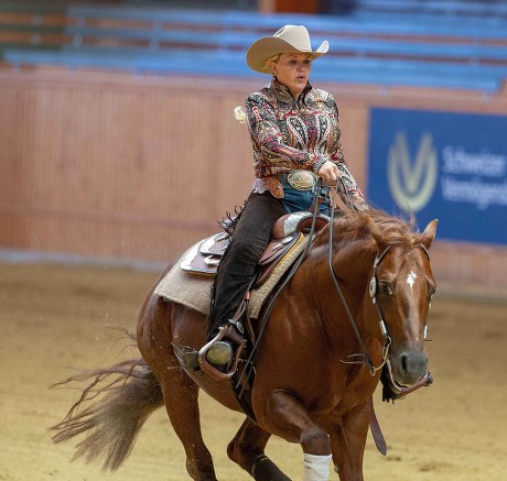 imágenes de FEI World Reining Championships, CS Ranch, Givrins, Switzerland - 06 Jul 2018 ...
