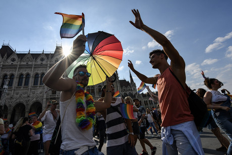Budapest LGBT Pride march, Hungary - 07 Jul 2018 Stock Pictures ...
