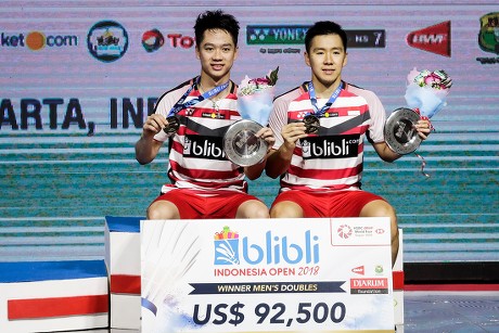 Markus Renaldi Gideon R Kevin Sanjaya Editorial Stock Photo - Stock ...