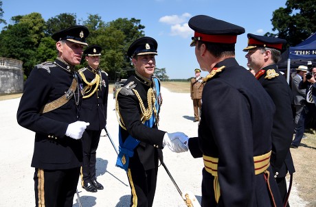 Prince Edward, The Earl of Wessex, presents Royal Wessex Yeomanry South ...