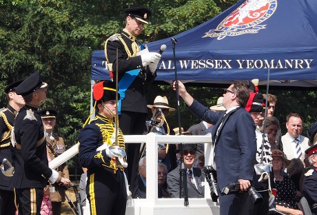 __COUNT__ Prince Edward presents the Royal Wessex Yeomanry South West ...
