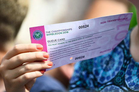 Spectator Holds Queue Card Editorial Stock Photo - Stock Image ...