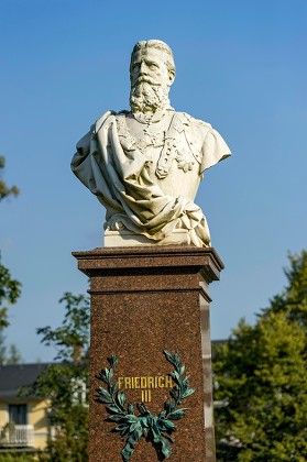 Marble Bust Memorial King Emperor Friedrich Editorial Stock Photo ...