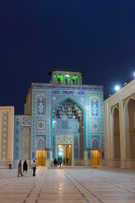 Entrance Aramgahe Shahe Cheragh Complex Night Editorial Stock Photo ...
