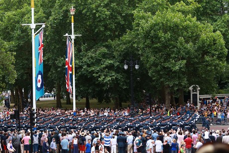 Members Raf March Down Mall Before Editorial Stock Photo - Stock Image ...