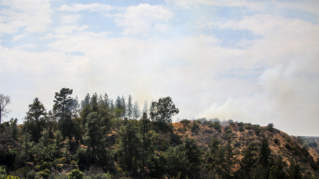 View Griffith Park Fire Fire Prompted Editorial Stock Photo - Stock ...