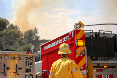 View Griffith Park Fire Fire Prompted Editorial Stock Photo - Stock ...