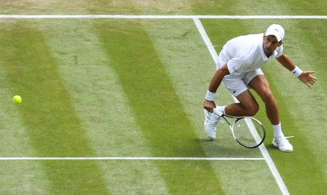 Novak Djokovic Action During His Gentlemens Editorial Stock Photo ...