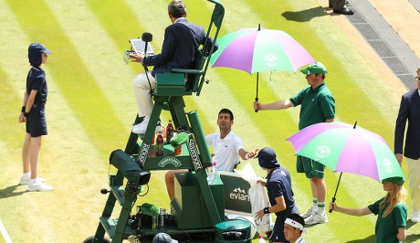 Novak Djokovic Complains Umpire Ali Nili Editorial Stock Photo - Stock ...