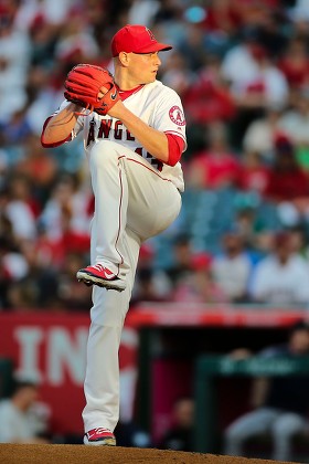 Los Angeles Angels Starting Pitcher Garrett Editorial Stock Photo ...